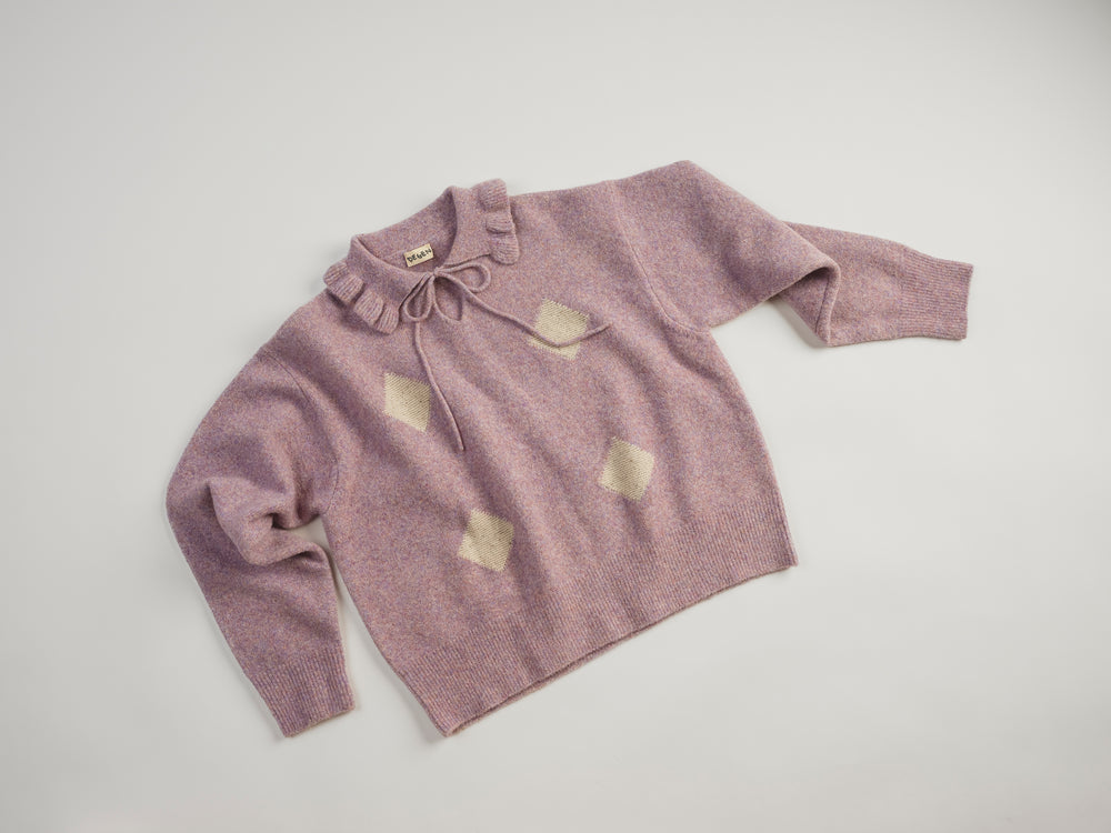 Lilac Harlequin Pullover